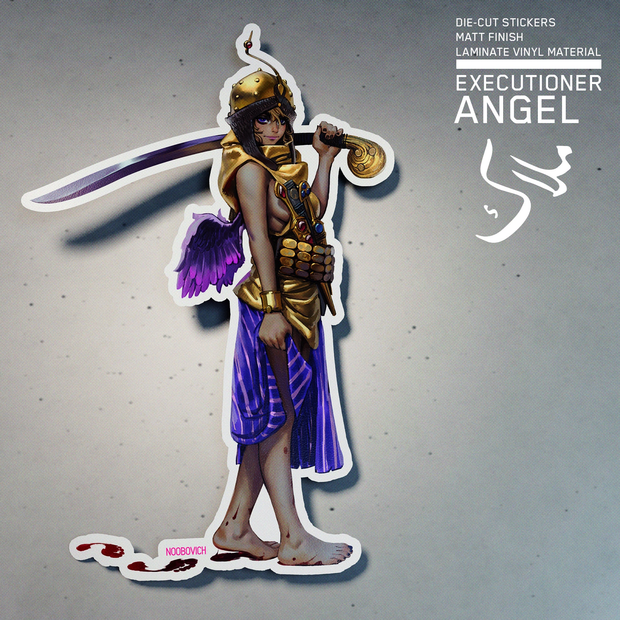 Angel - Die-Cut Stickers – Noobovich