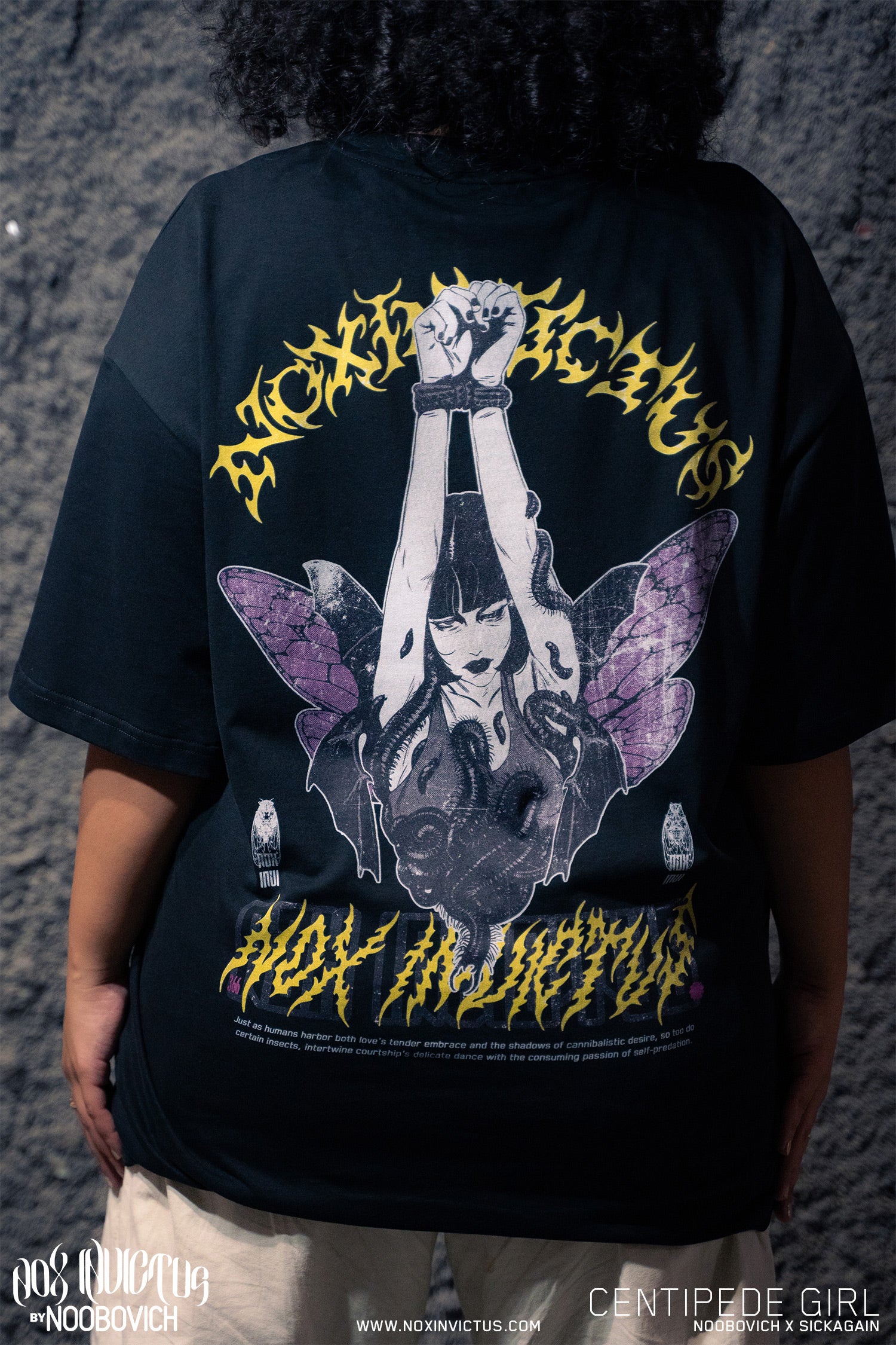 Centipede Girl - Oversized Tee – Noobovich