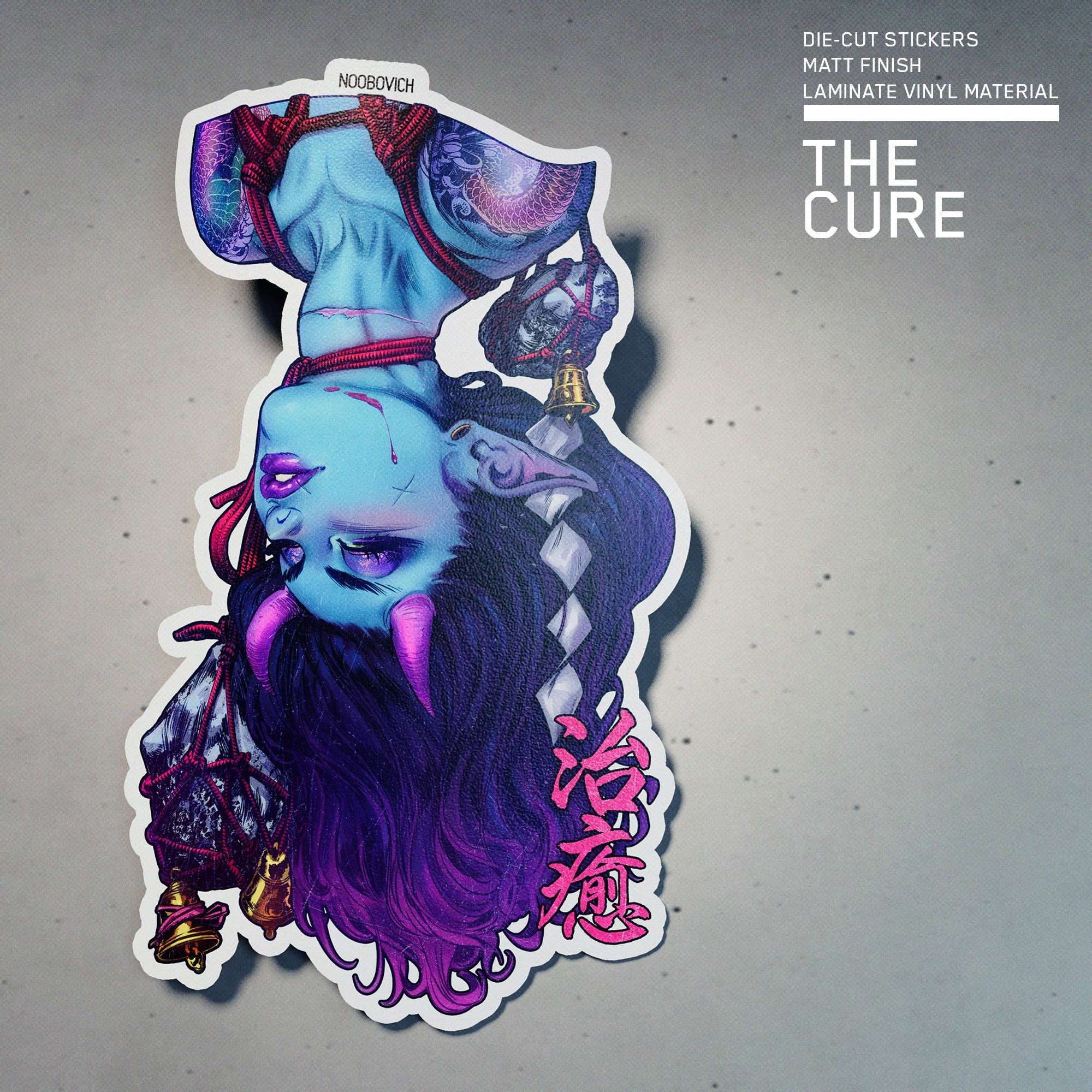 The Cure - Die-Cut Stickers – Noobovich